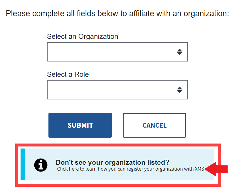 How to Register an Organization