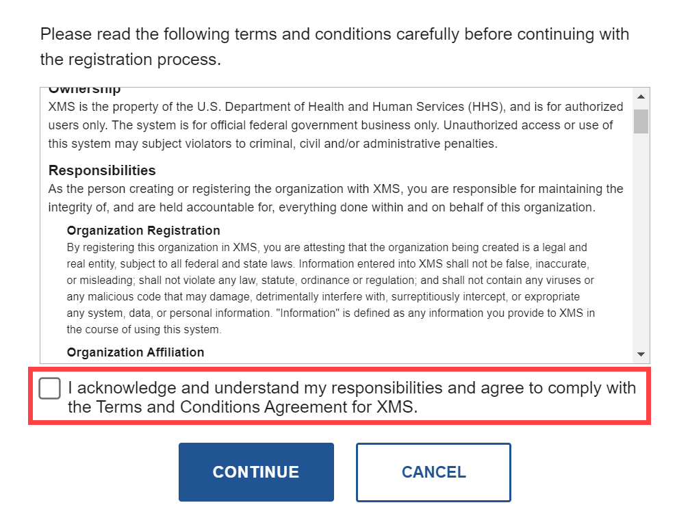 How to Register an Organization